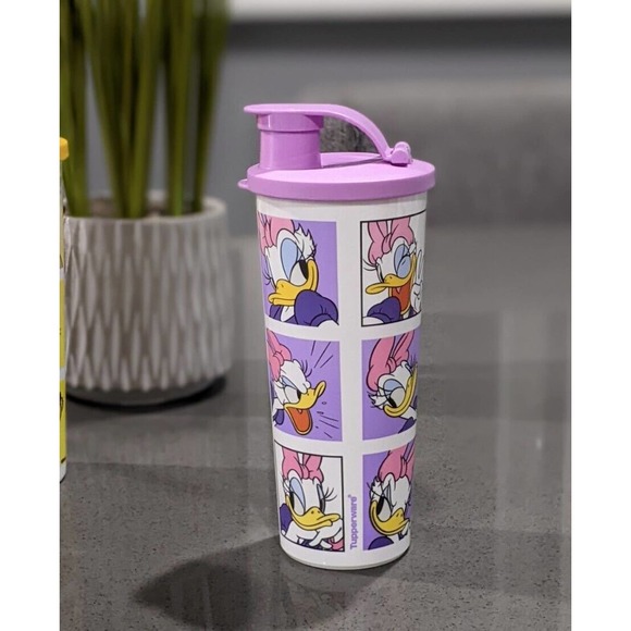 Tupperware | Dining | Tupperware Disney Daisy Duck Tumbler W Drinking ...